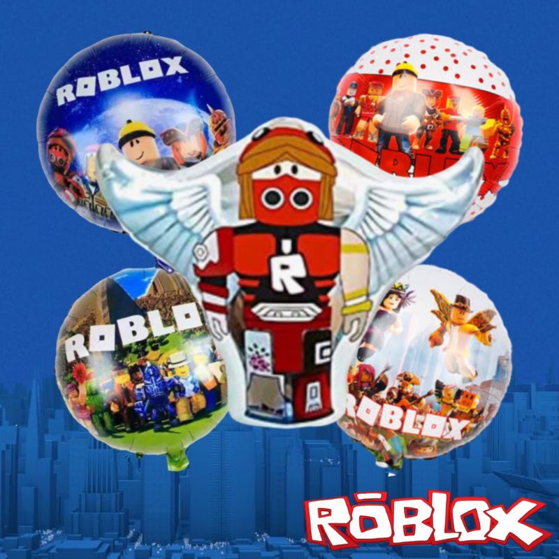 5in1 Roblox Foil balloons| Character Theme Party Balloons| 5pcs in ...