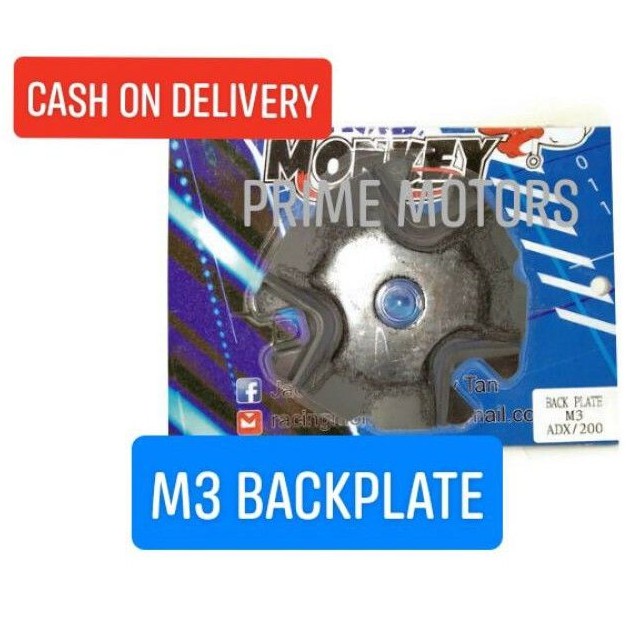 M3 BACK PLATE (RACING MONKEY) | Shopee Philippines