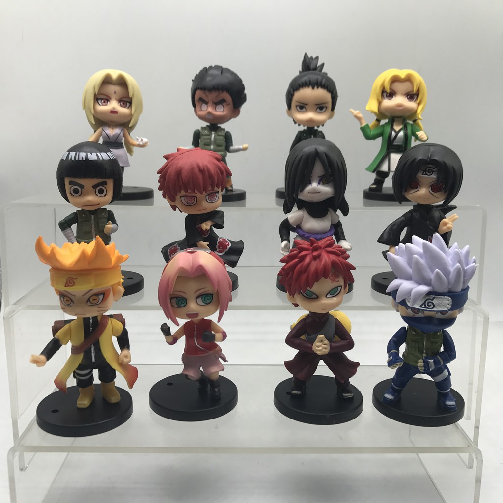 Generation 2 12pcs Naruto Chibi Naruto,Sasuke,Kakashi,Itachi,Sakura ...