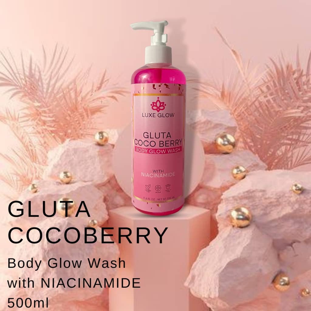 Luxe Glow Gluta CoCoberry Body Glow Wash with Niacinamide | Shopee ...