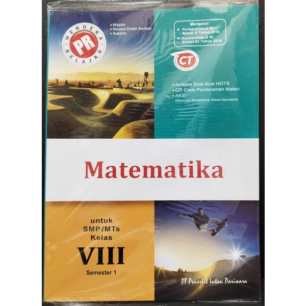 Pr Interactive Book Diamond Pariwara Mathematics Middle School Class 8 semester 1 | Shopee ...