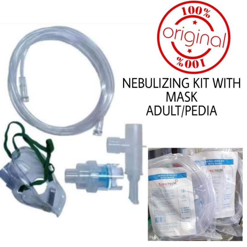 Nebulizer Kit with MASK FOR ADULT/ PEDIA (STANDARD) | Shopee Philippines