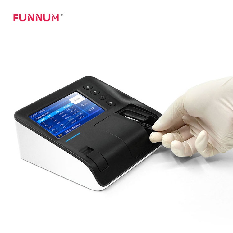 Portable 24 in 1 POCT dry biochemical analyzer for lipid profile ...