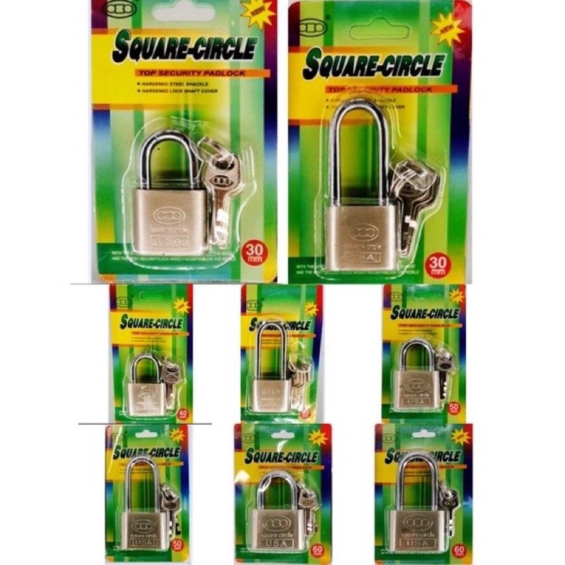 Square Circle Lock Stainless Steel | Shopee Philippines