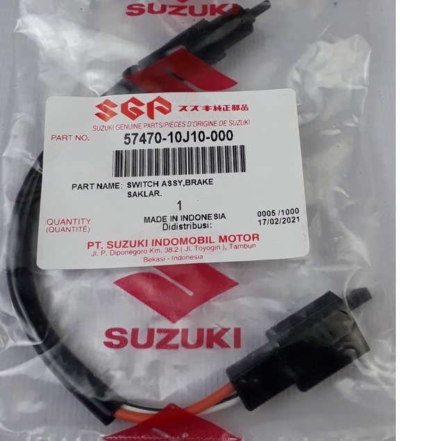 Brake Switch Rear Assy Nex110/ Skydrive110 Sports/ Address Fi Suzuki ...