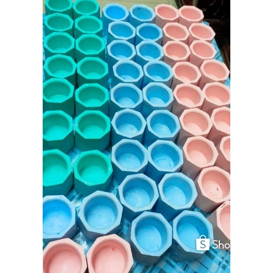 Mini octagon / Mini Octa pots for plants, candle making, jewelry ...