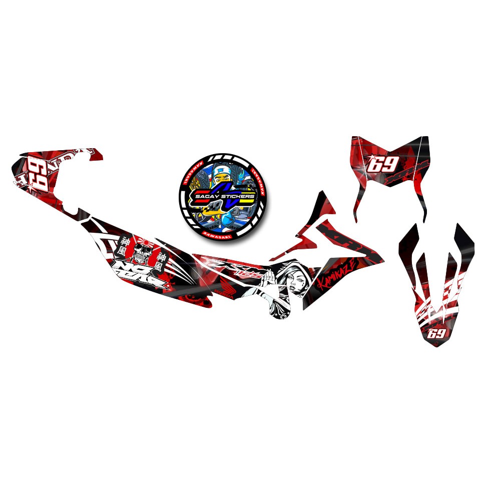 XRM 125 fi Motorcycle Sticker Decals WITH FREE Assorted stickers ...