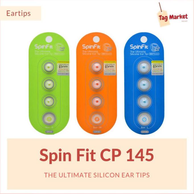 Spin Fit CP145 Ultimate Silicone Ear Tip 360 Rotation Size L | Shopee ...