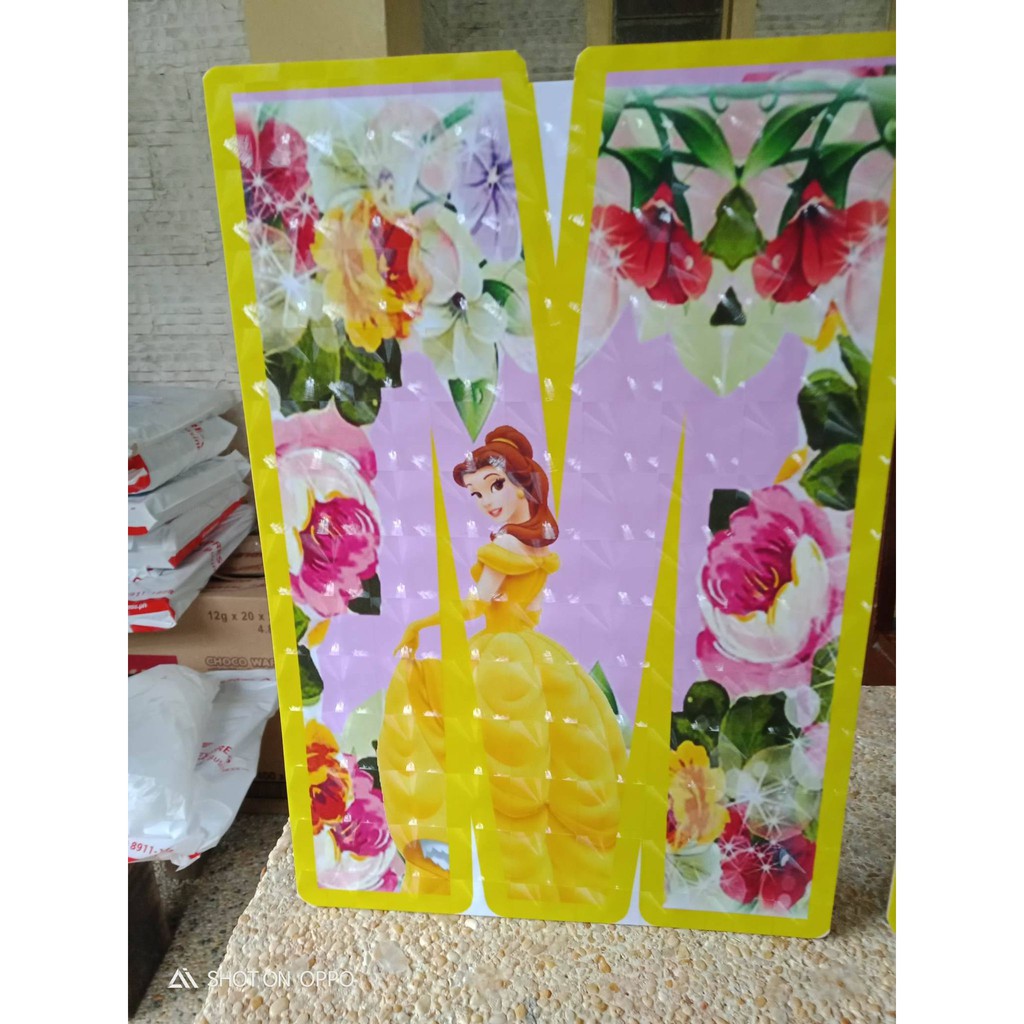PRINCESS BELLE LETTER STANDEE | Shopee Philippines