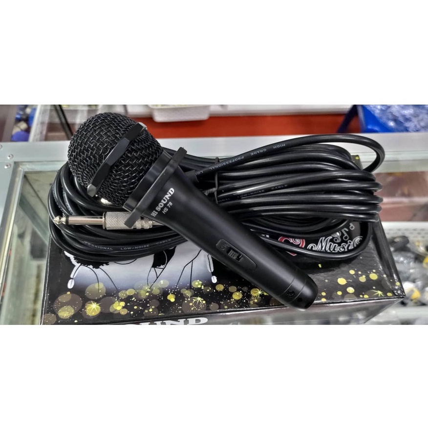 HI SOUND HS-78 Professional Dynamic Microphone with 10M Mic Cable ...