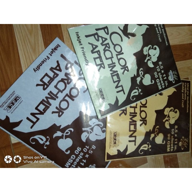 Color Parchment Paper 90GSM 10'S (8.5X11) | Shopee Philippines