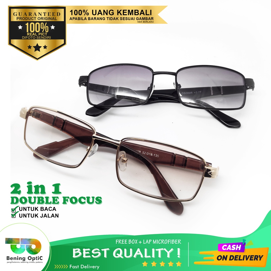 Glasses PLUS 2 in 1 Reading And Walking, Has 2 Functions, You Can Read ...