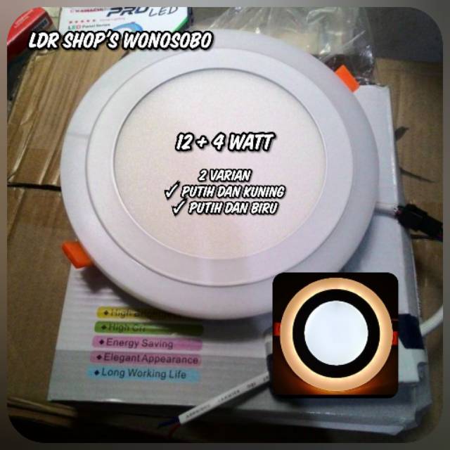 Downlight LED Ceiling Light 2-color Rocia 12+4 Watt In Bow Round ...