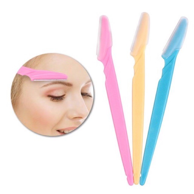3Pcs Eyebrow Razor Facial Hair Remover Eyebrow Trimmer Sharp Mini ...