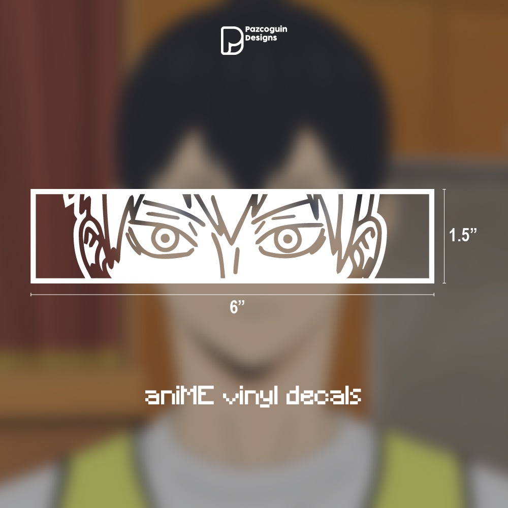 AniME Husbando Vinyl Stickers Haikyu!! Tobio Kageyama | Shopee Philippines