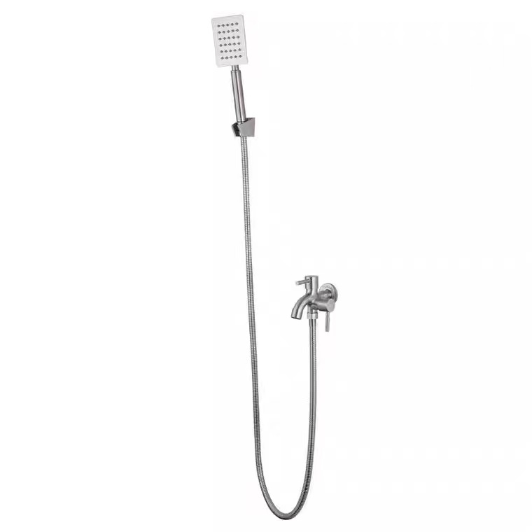 304 Stainless Steel Telephone Shower Set Shower Set With Faucet Gripo ...