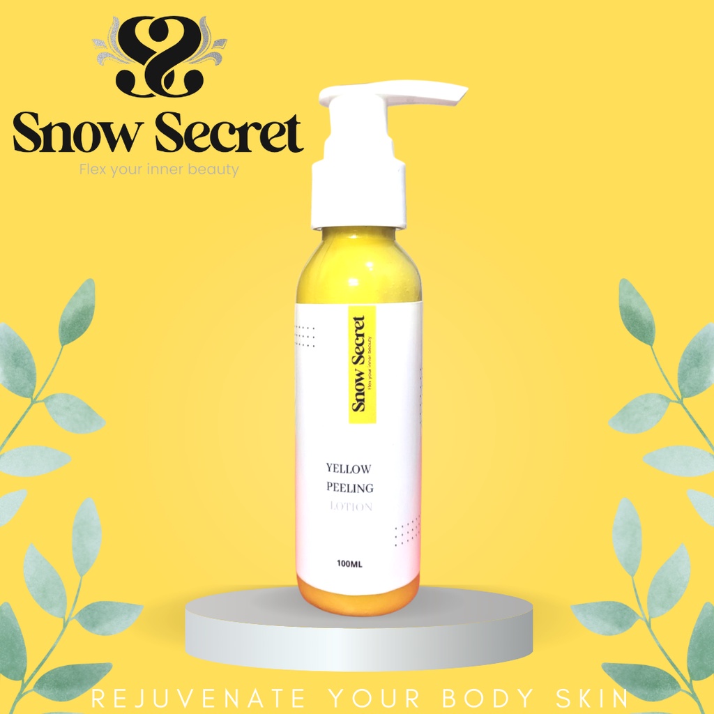 Snow Secret Peeling Lotion - Yellow | 100ML | Shopee Philippines