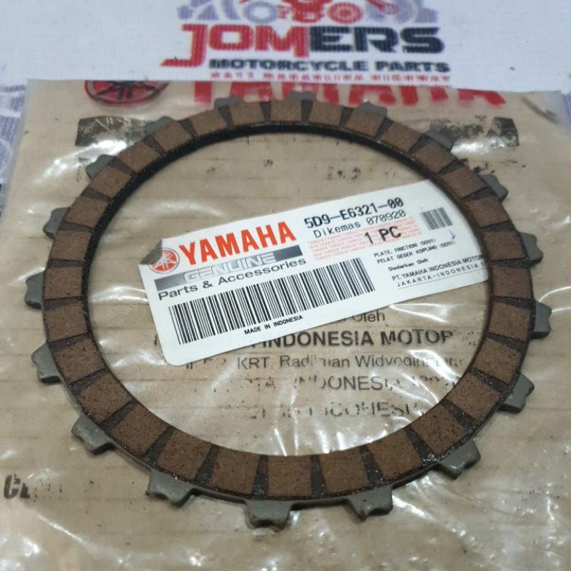 VEGA FORCE PLATE, FRICTION ( CLUTCH LINING ) PER PIECE GENUINE (S3-D ...