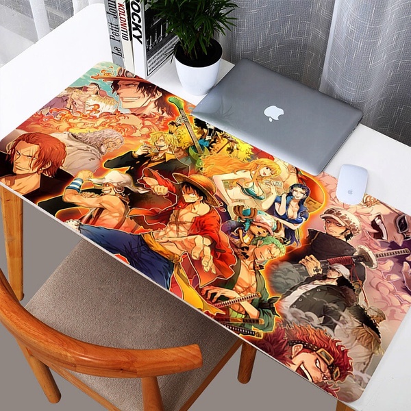 One Piece Long Mousepad 900mmx400mm Gaming Mouse Pad Keyboard Desk Mat ...
