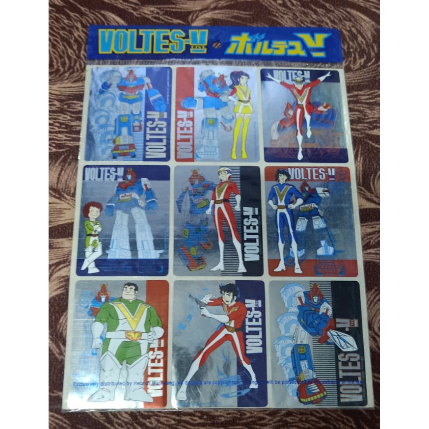 Voltes V stickers 5 different design | Shopee Philippines