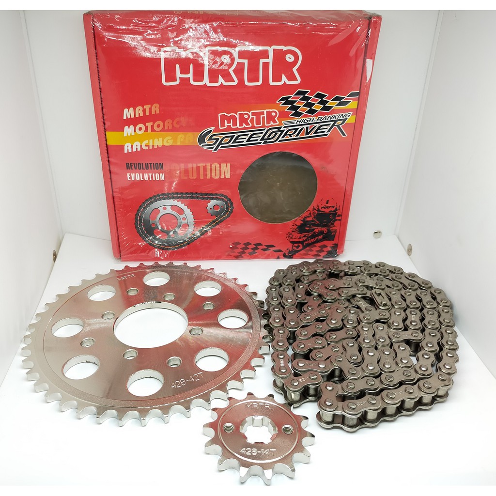 CHAIN & SPROCKET SET - RAIDER 150/NEW | Shopee Philippines