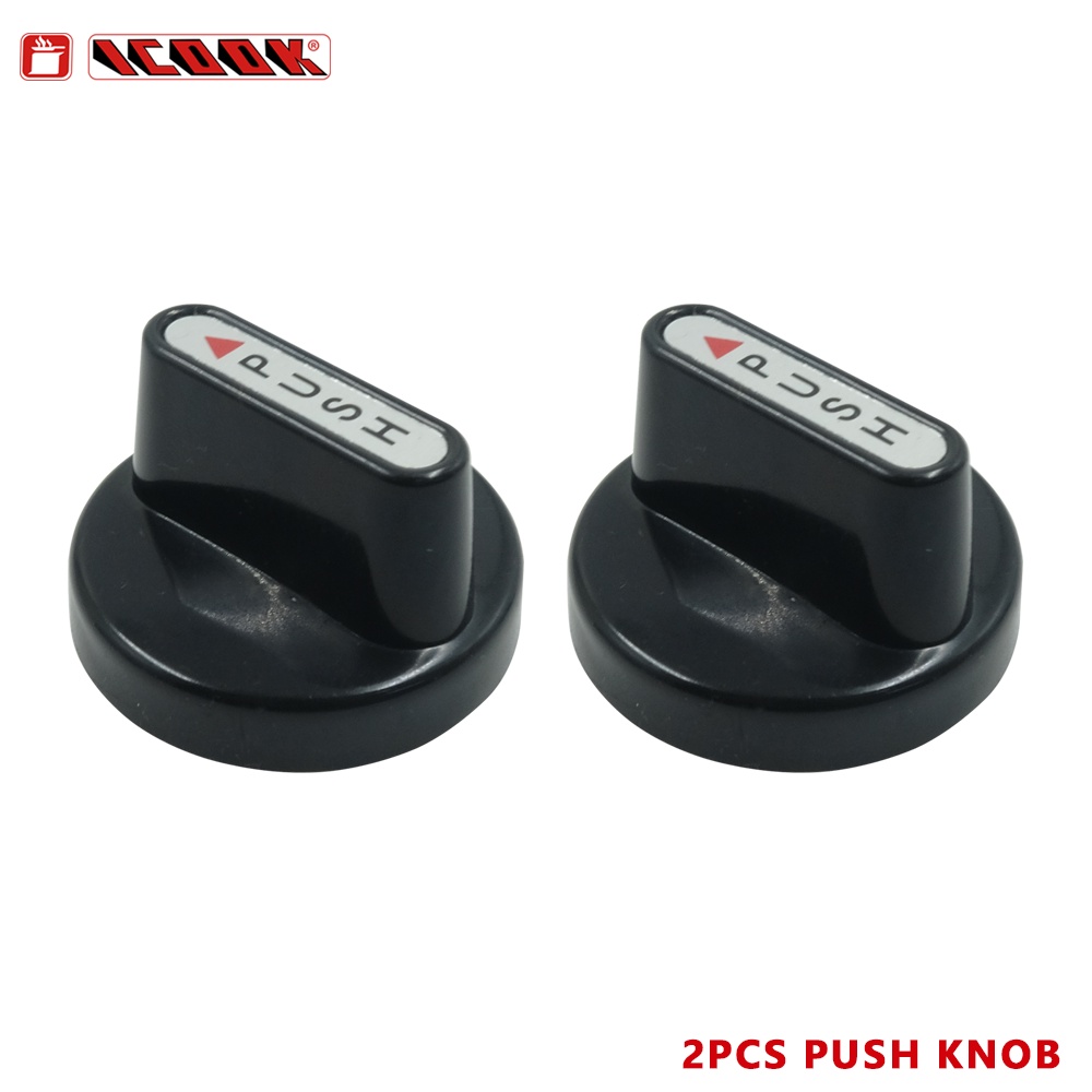 Gas Stove Push Knob Replacement Fit for Gas Stove ICOOK 2PCS PUSH KNOB ...
