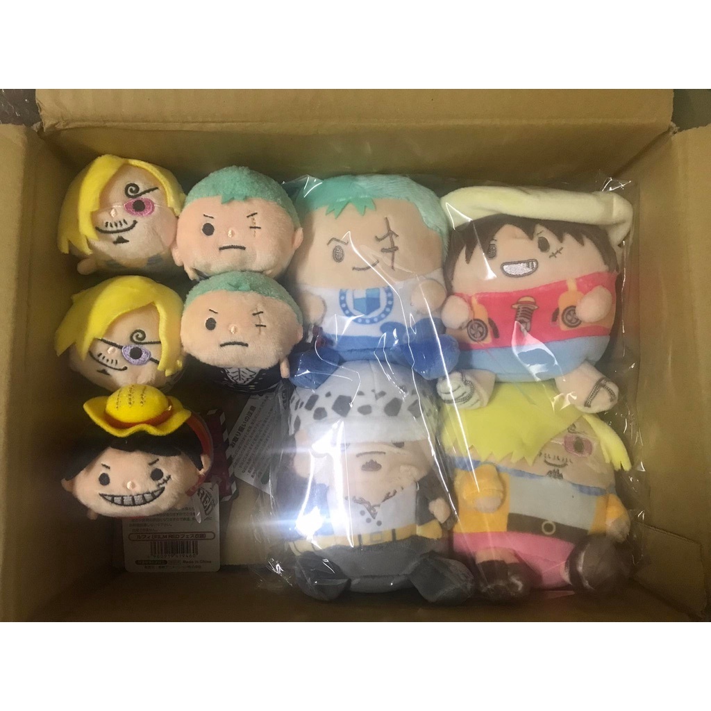 One Piece mugimugi and mugitama teddy bear - Luffy, Zoro, Sanji, etc ...