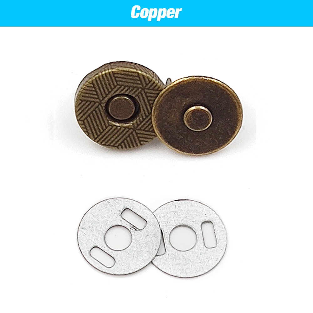 10pcs 14mm/18mm Magnetic Snap Fasteners Clasps Purse Snaps Magnet ...