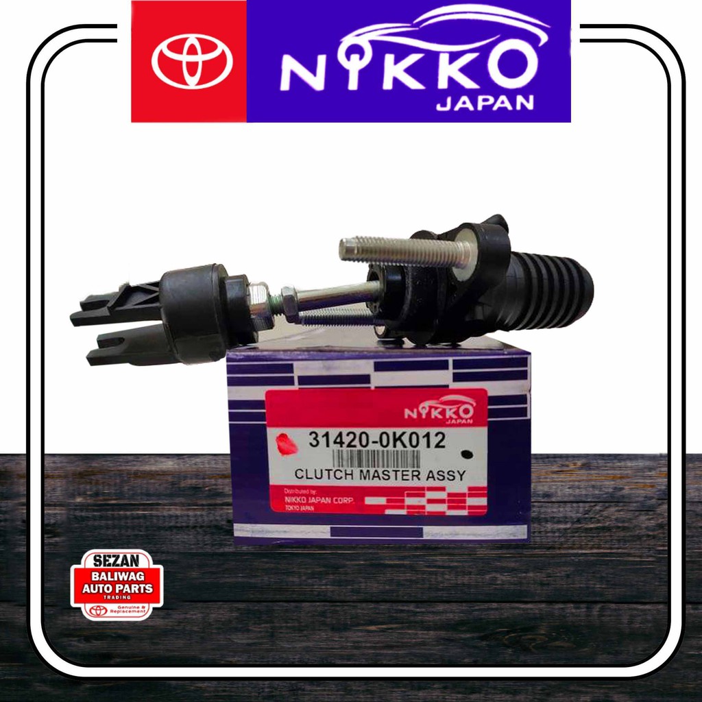 NIKKO JAPAN CLUTCH MASTER ASSEMBLY TOYOTA INNOVA FORTUNER HILUX 31420 ...