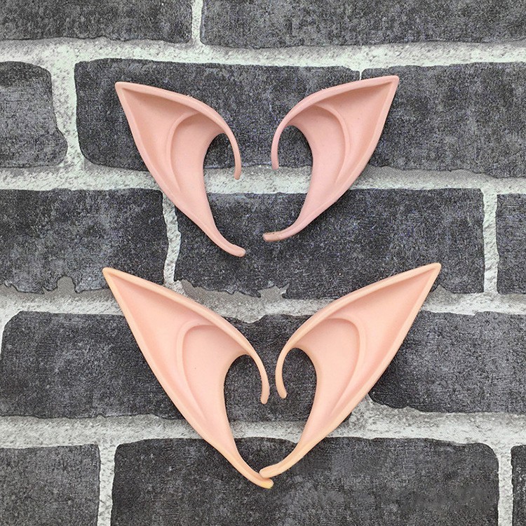 HLPA-1409 Halloween Elf Ears Latex Cosplay Tool Party Costume | Shopee ...