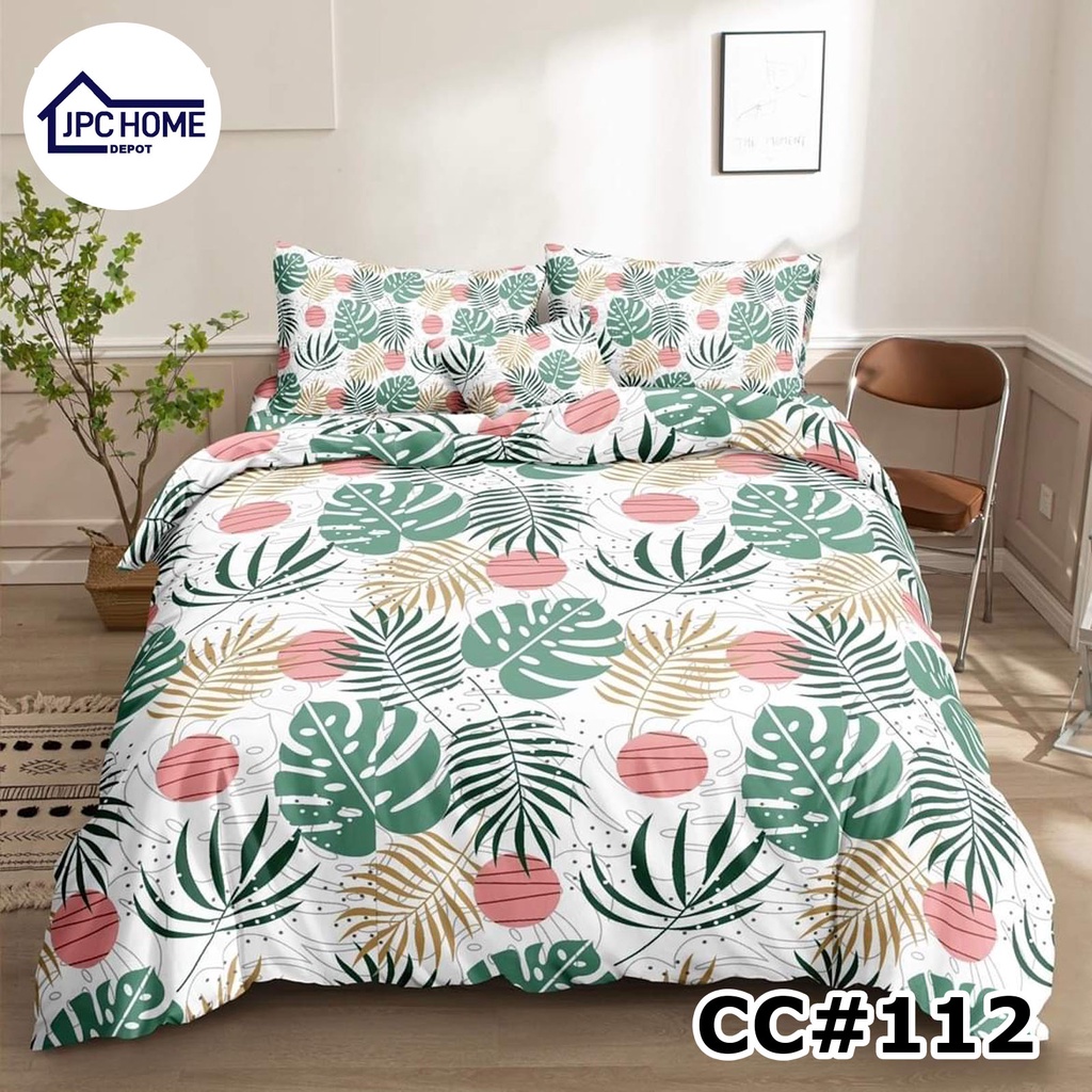 3in1 Canadian Cotton Bedsheet Full Garterized(1 fitted bedsheet +2 ...