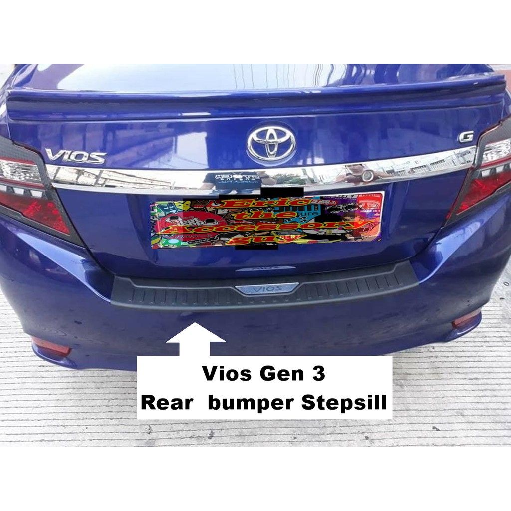 Toyota Vios Rear Bumper Step Sill(2013-2017) | Shopee Philippines