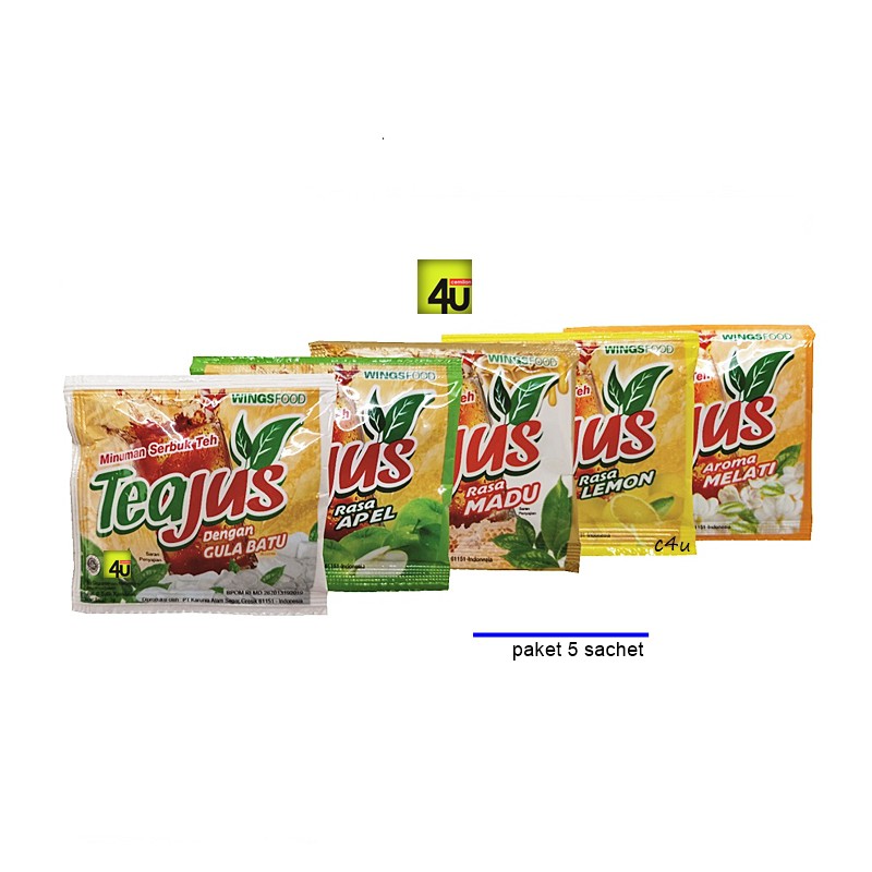 Teajus - Tea Powder Drink - 5 SACHET Pack | Shopee Philippines