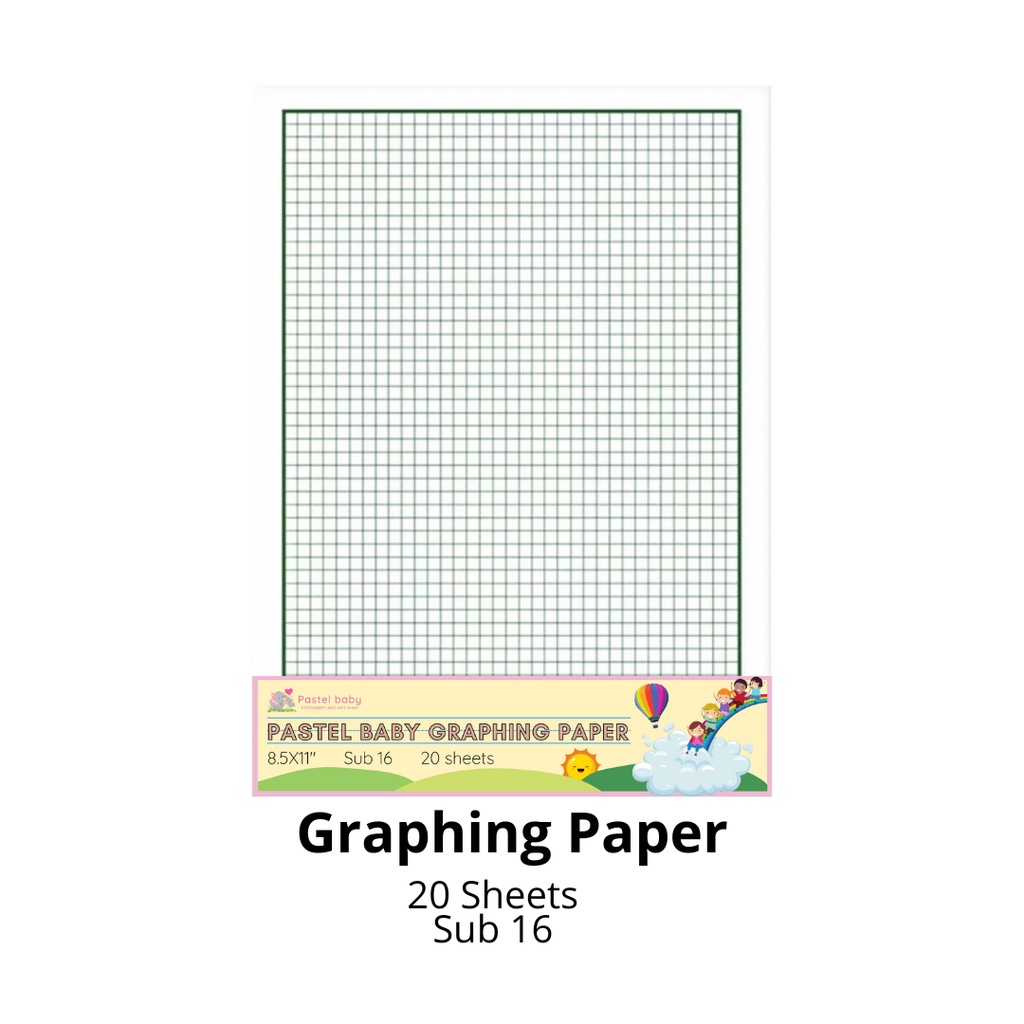 Graphing Paper 20 Sheets With Border Math | Shopee Philippines