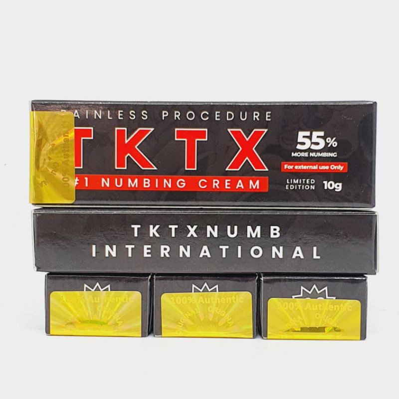 TKTX Black Numbing Cream Original Seal | Shopee Philippines