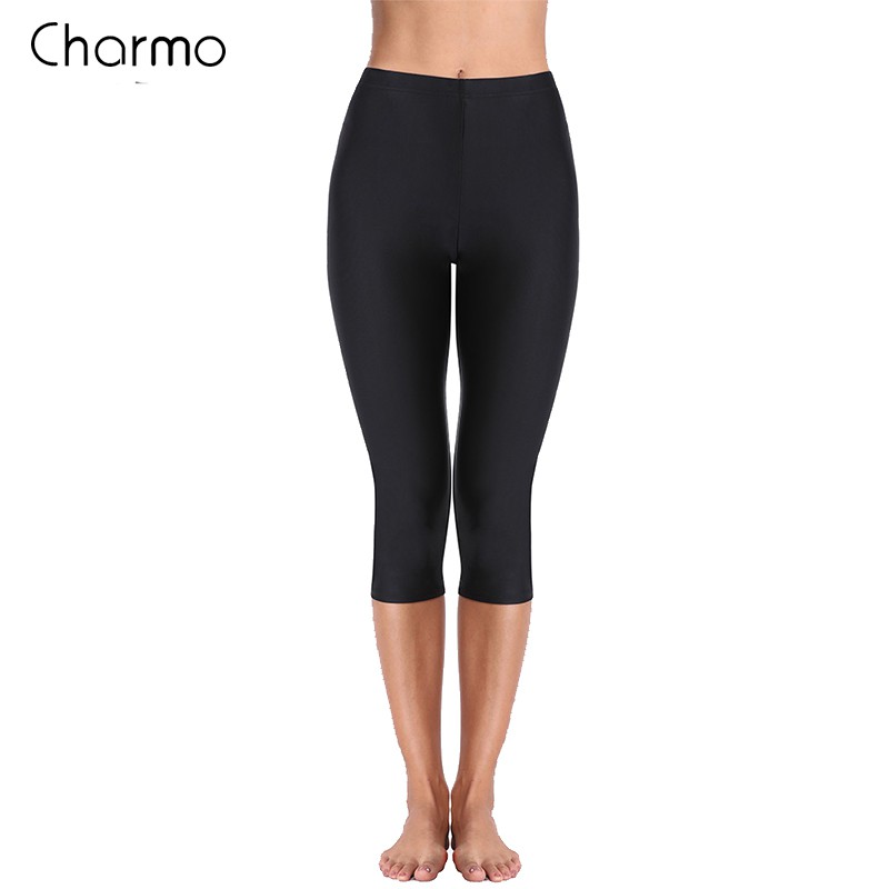 Charmo Women High Waist Swimming Pants Tankini Bottom Swimwear ...
