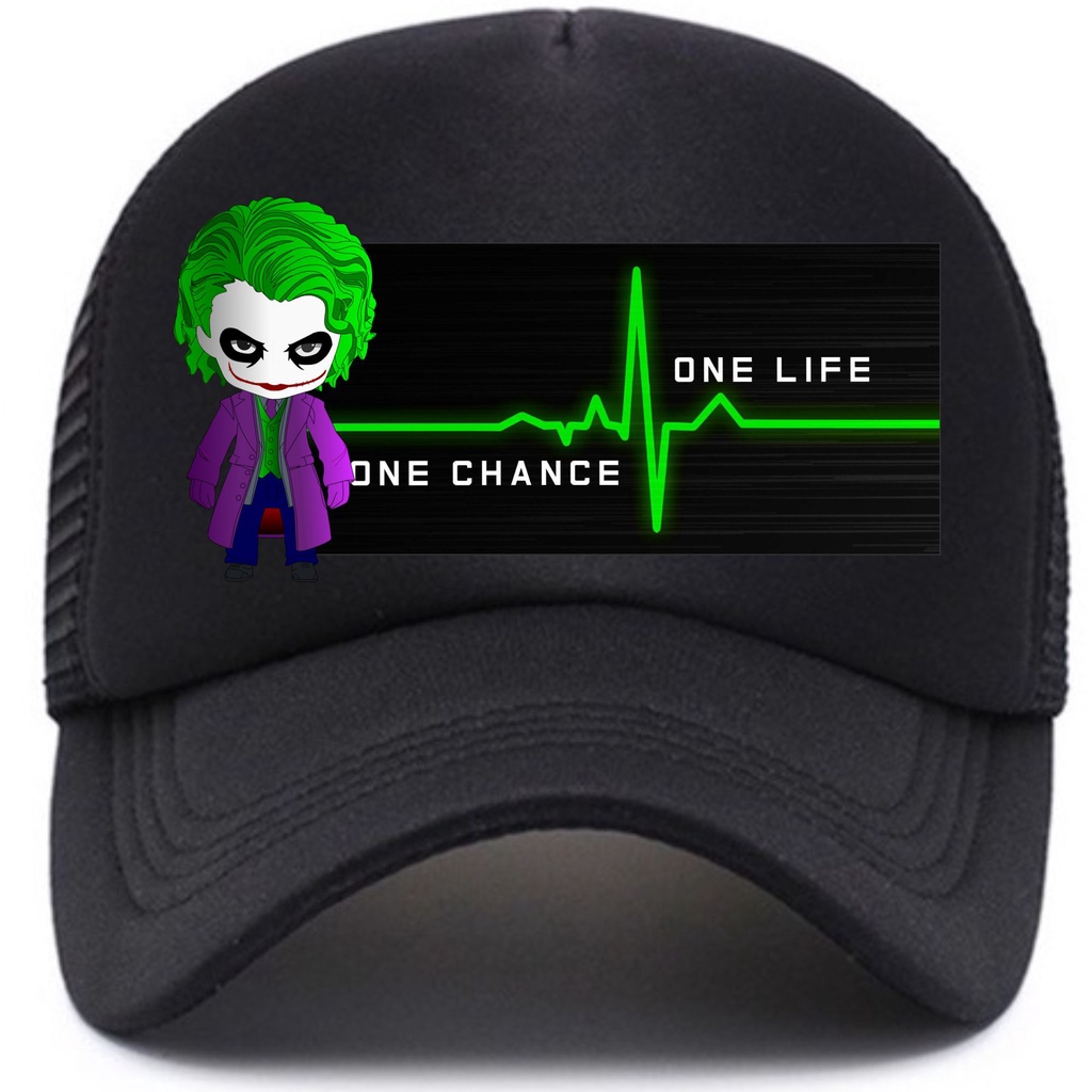 JOKER ONE LIFE ONE CHANGE CAP truckers cap mesh cap baseball cap ...
