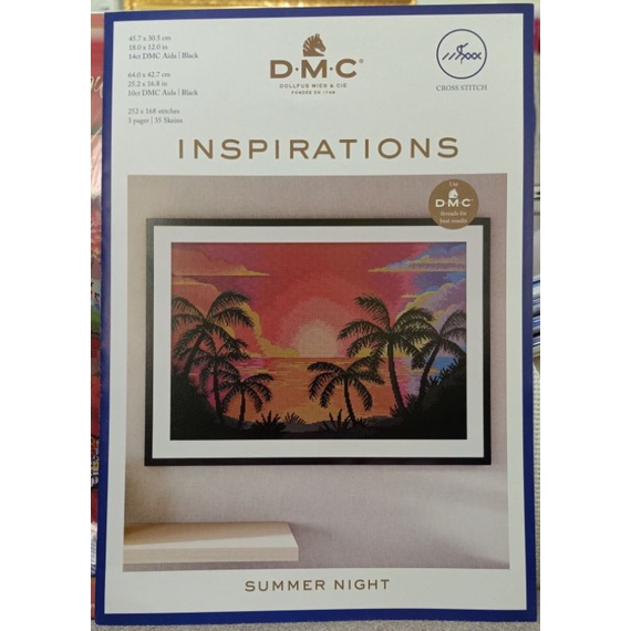 DMC Summer Night Cross-Stitch (complete set) | Shopee Philippines