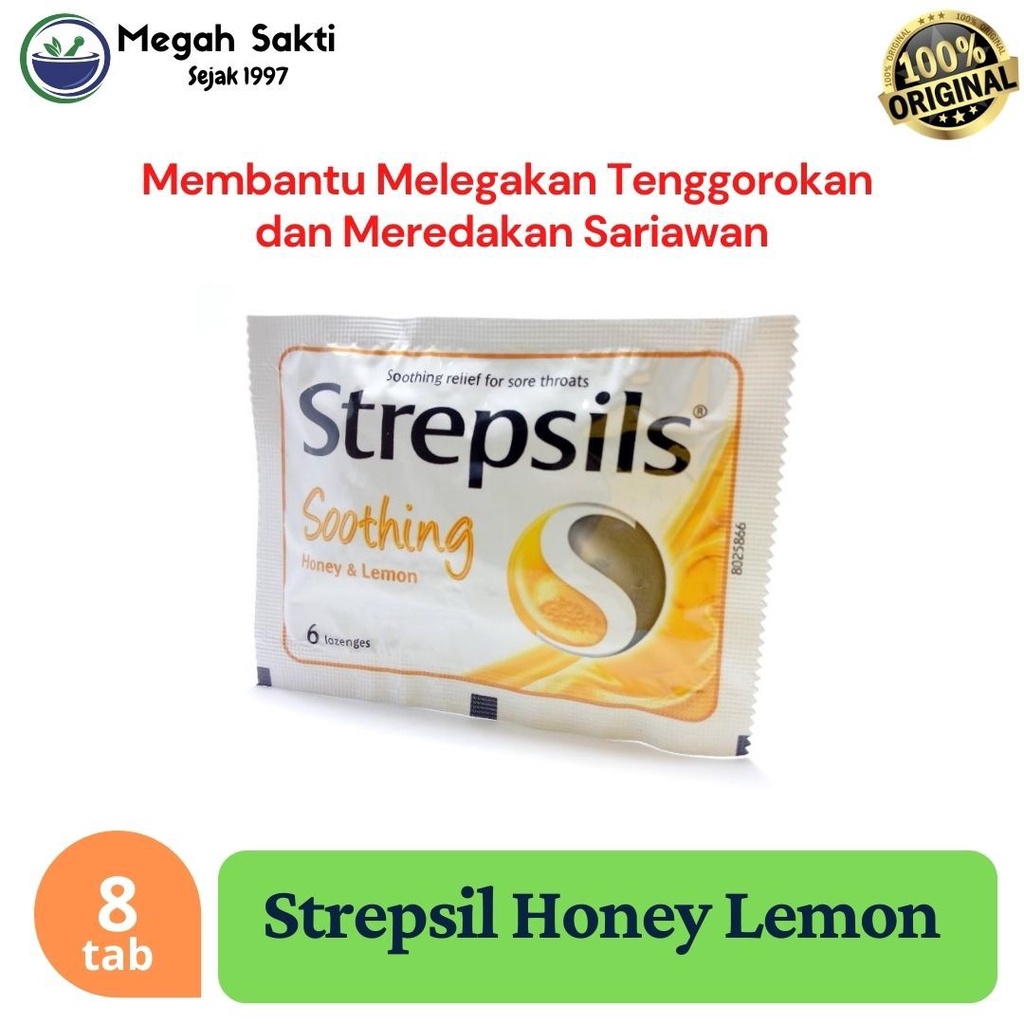 Strepsils Honey Lemon Sachet - Throat Lozenges | Shopee Philippines
