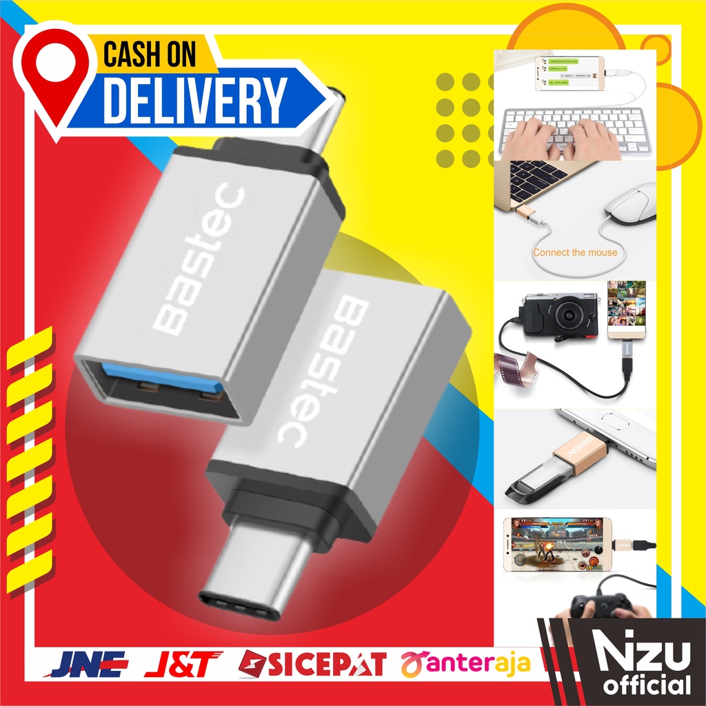 Bastec Type-C Male to USB 3.1 Female OTG Adapter Converter - A2 ...