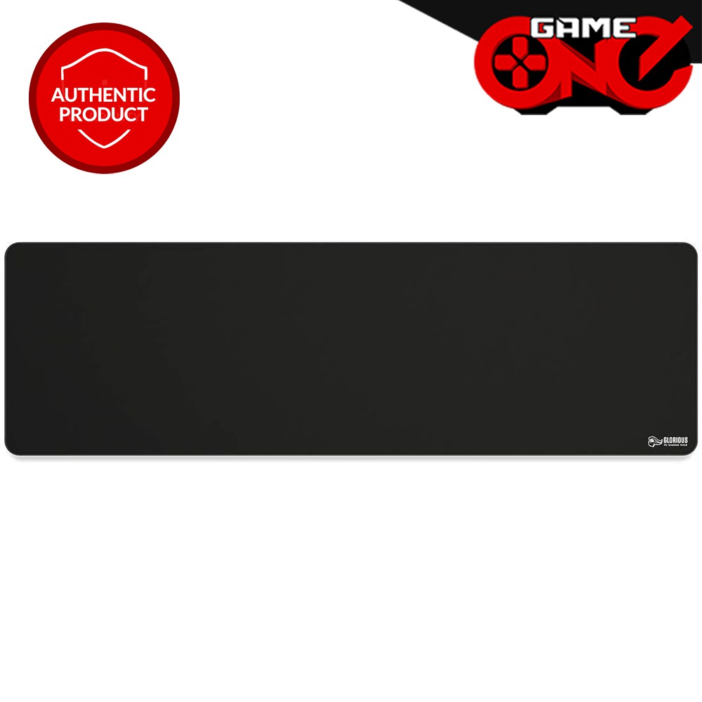 Glorious Extended Gaming Mouse Mat/Pad Stitched Edges 11 x 36 [Black ...