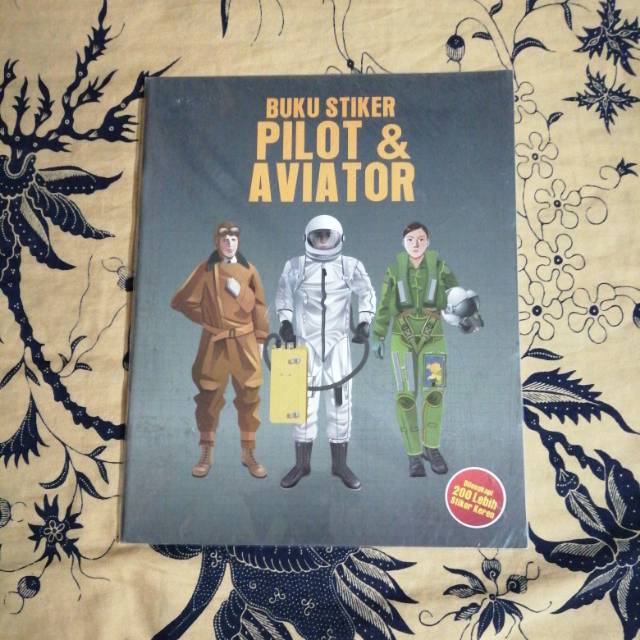 Pilot AND AVIATOR STICKER BOOK // CHILDREN'S ACTIVITY BOOK | Shopee ...