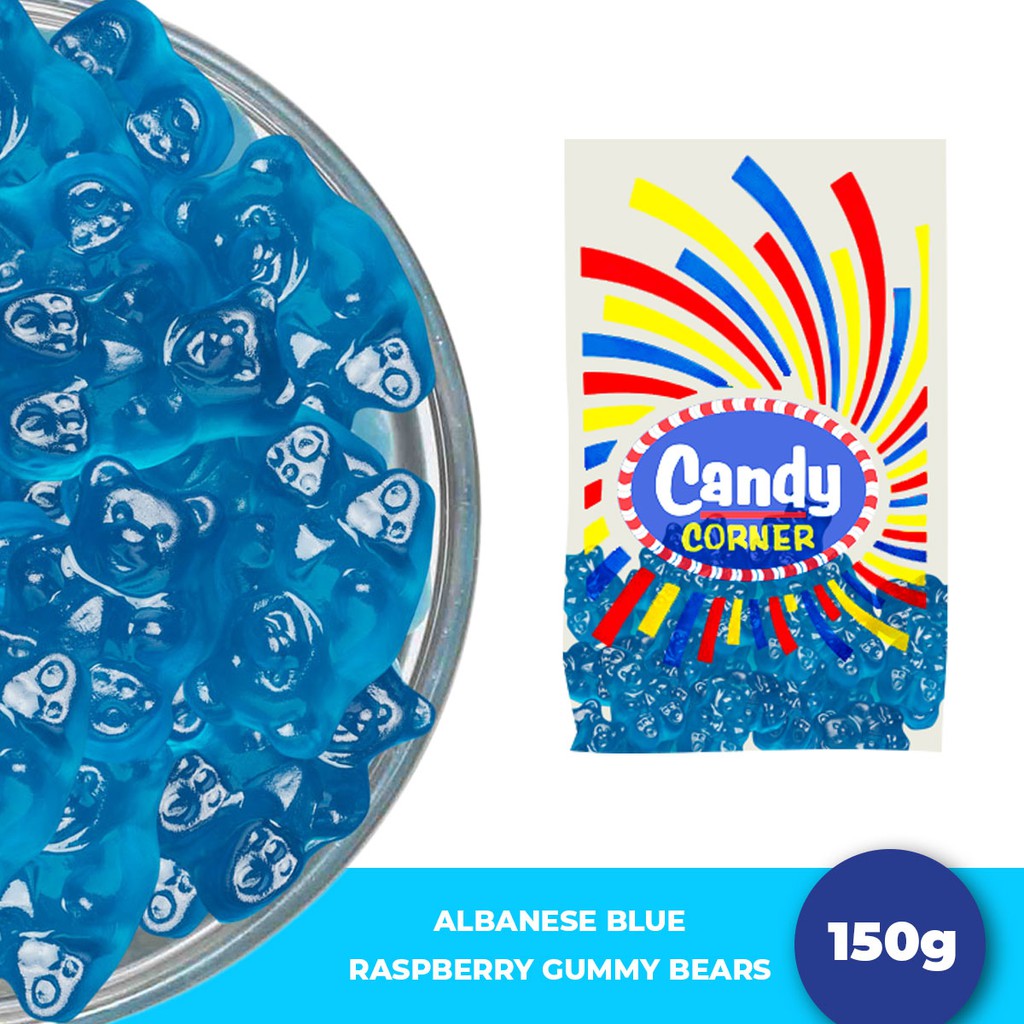 Albanese Blue Raspberry Gummy Bears 150g | Shopee Philippines