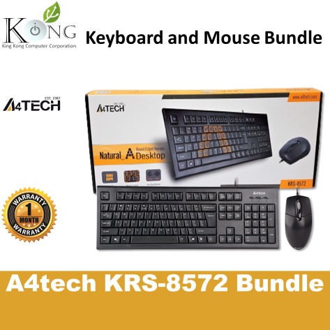 a4tech keyboard and mouse bundle KRS-8572 [BRAND NEW] | Shopee Philippines