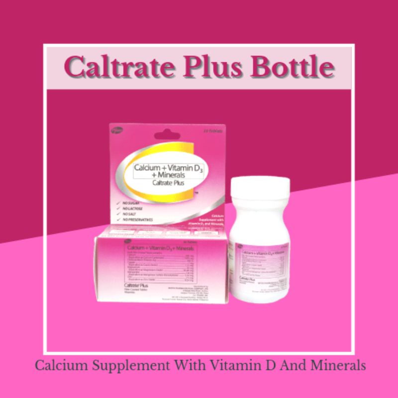 Caltrate Plus Tablet Bottle by 30's New packaging | Shopee Philippines