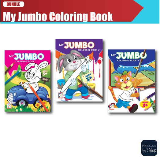 My Jumbo Coloring Book Bundle 1 | Shopee Philippines
