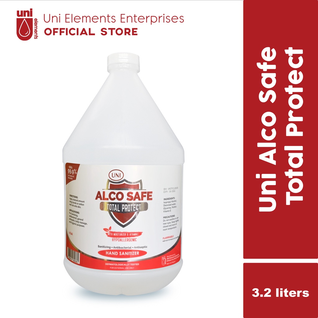 Alcosafe Total Protect 3.2 Liters | Shopee Philippines