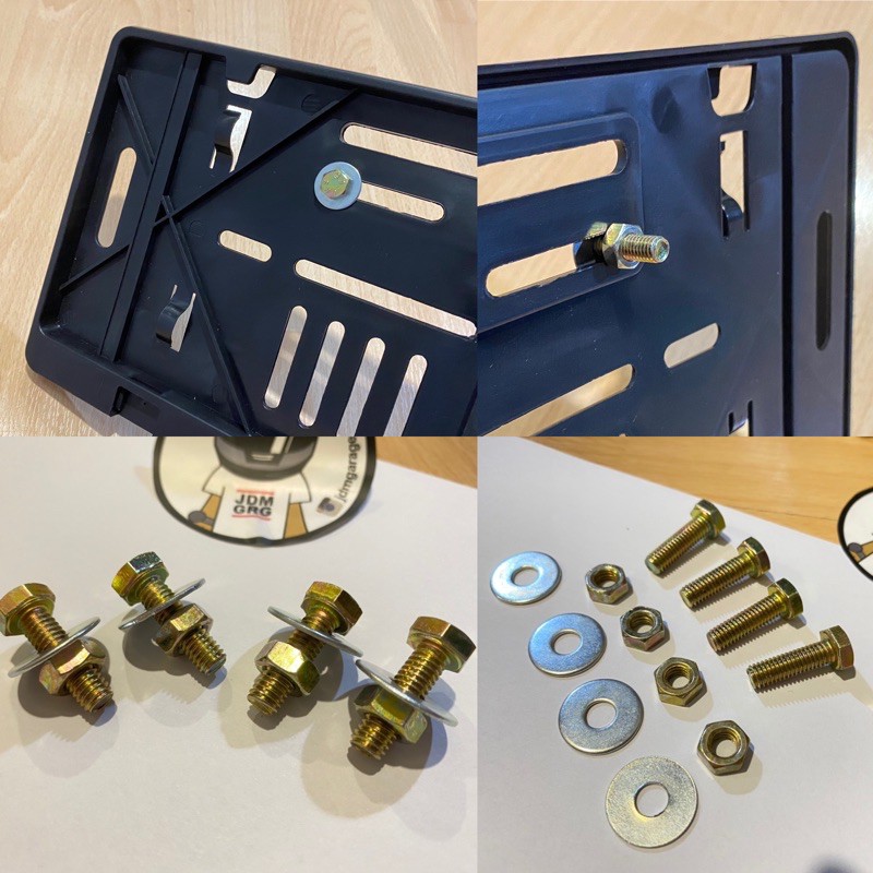 1 set of number plate bolts | Shopee Philippines