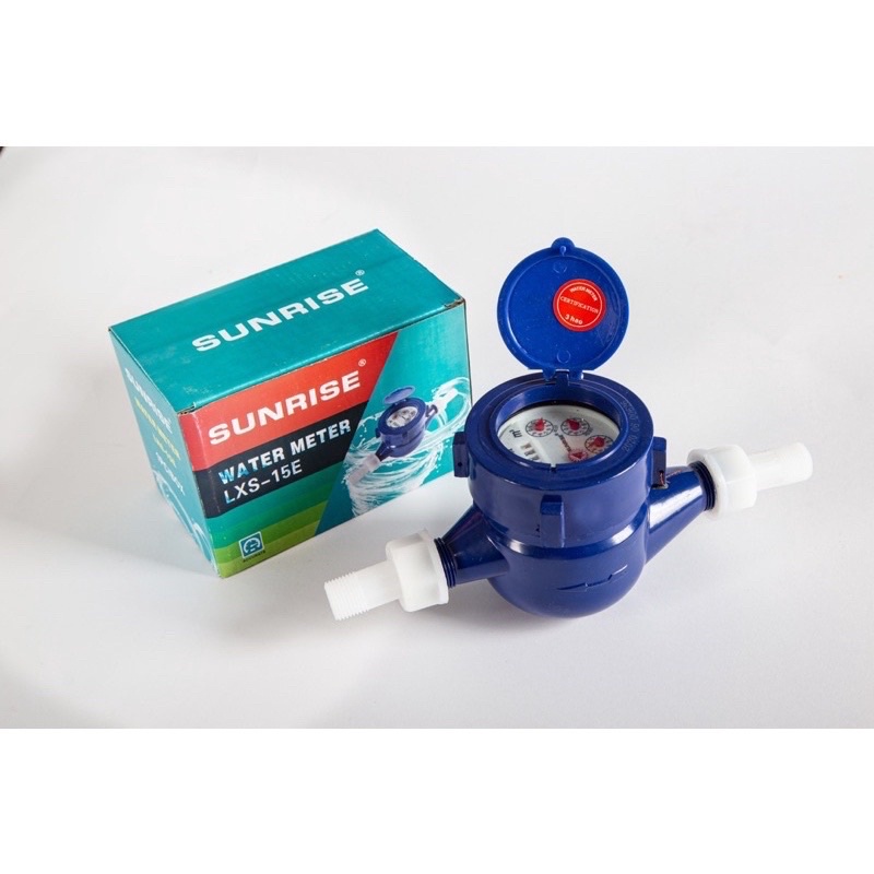 Sunrise heavy duty water sub meter 1/2metal brass adapter wet type ...