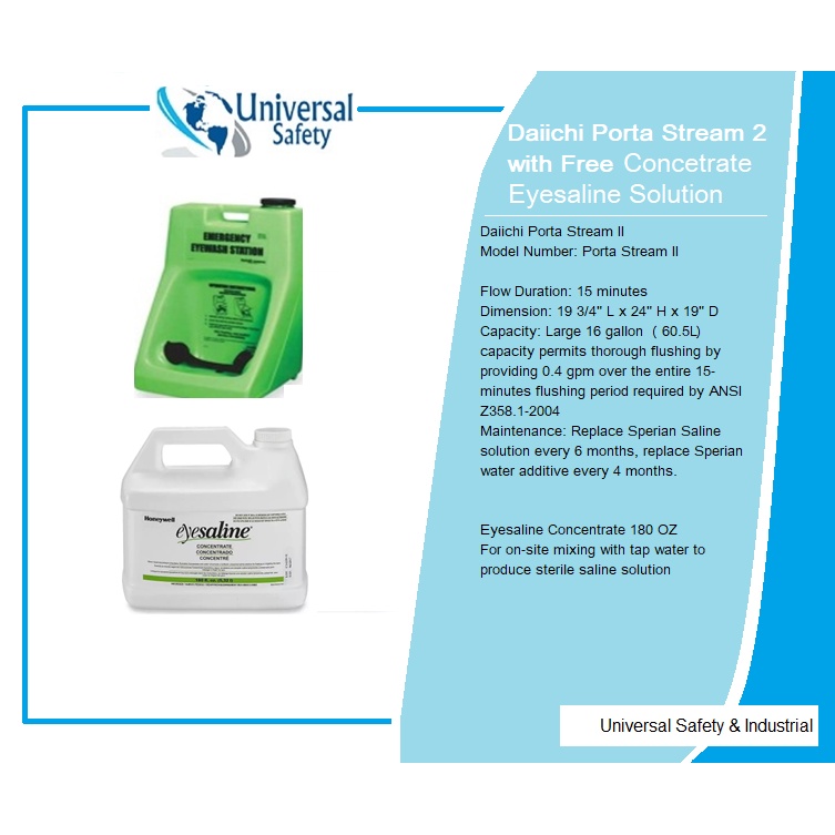 Daiichi porta stream ll with free Concentrate Solution | Shopee Philippines